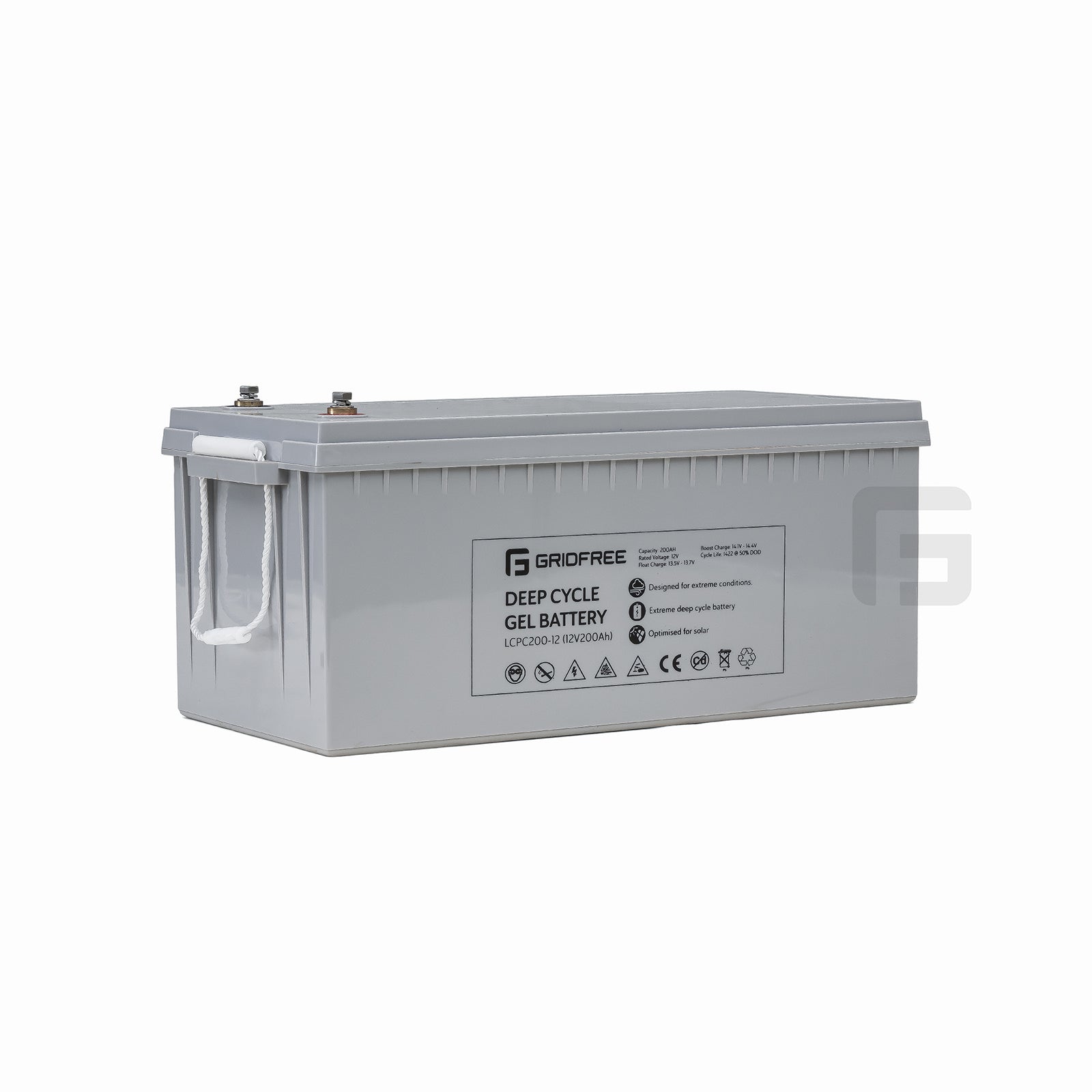 12V 200Ah Gel Deep Cycle Battery | Off Grid Solar Battery