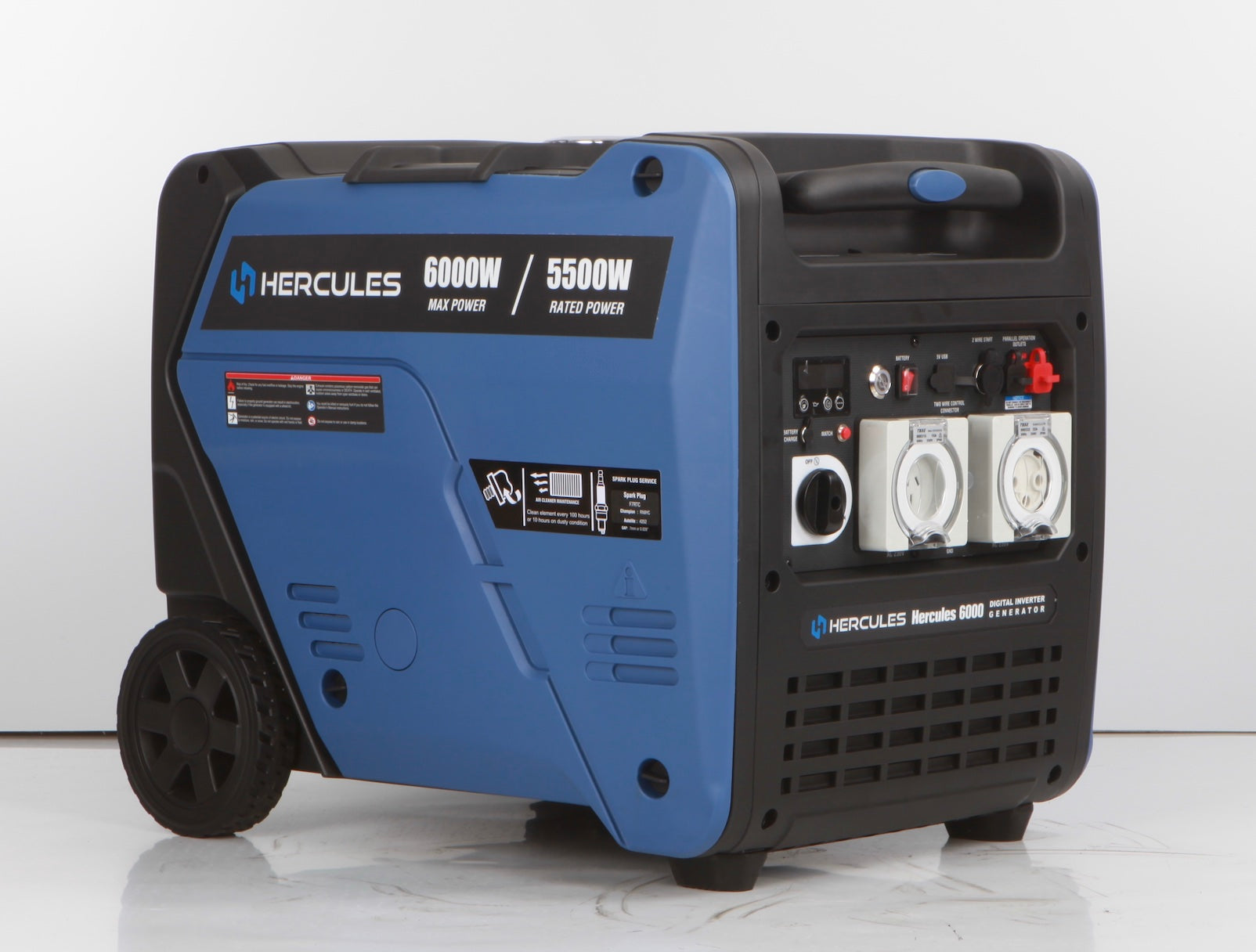 Hercules 6000W Inverter Generator 2-Wire Auto Start