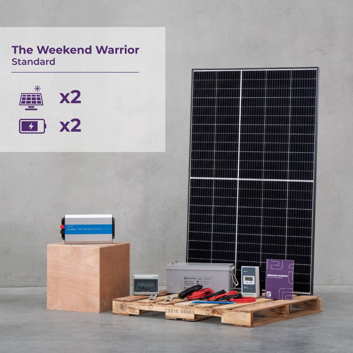The Weekend Warrior Kit Solar Panel Kits For Sale Gridfree